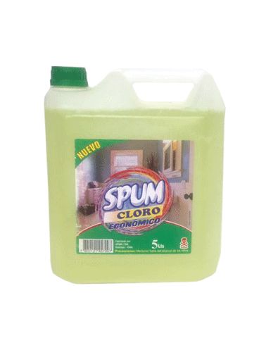 CLORO SPUM ECONOMICO 5 LITROS - Distribuidora Ramsc Super Market